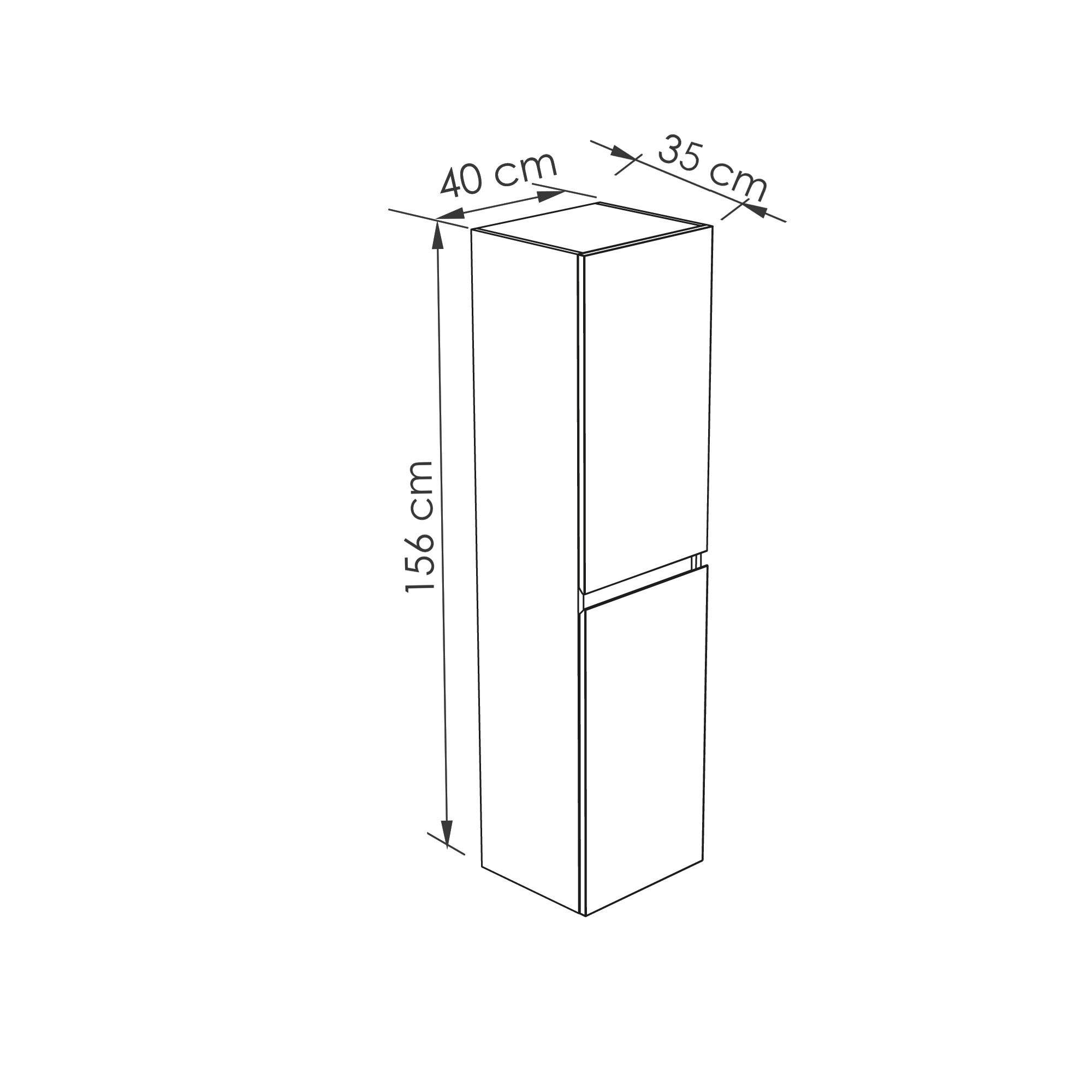 SINGLE Kolomkast 40 Cm